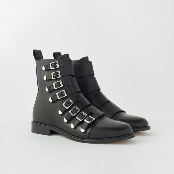 Maje | Shoes | Maje Leather Ankle Moto Boots | Poshmark